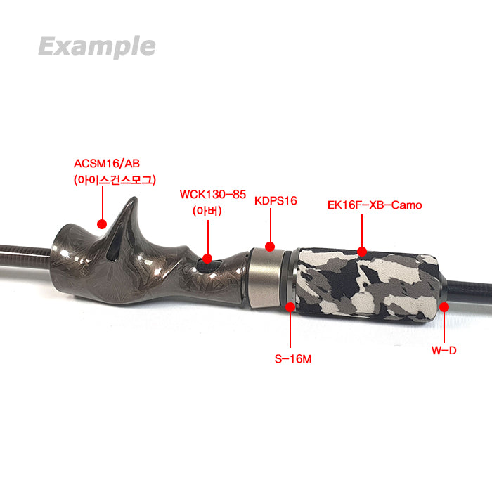 EVA Fore Grip for Fuji KDPS16 (EK16F-XB-Camo) for Rod Building – Duri Fishing