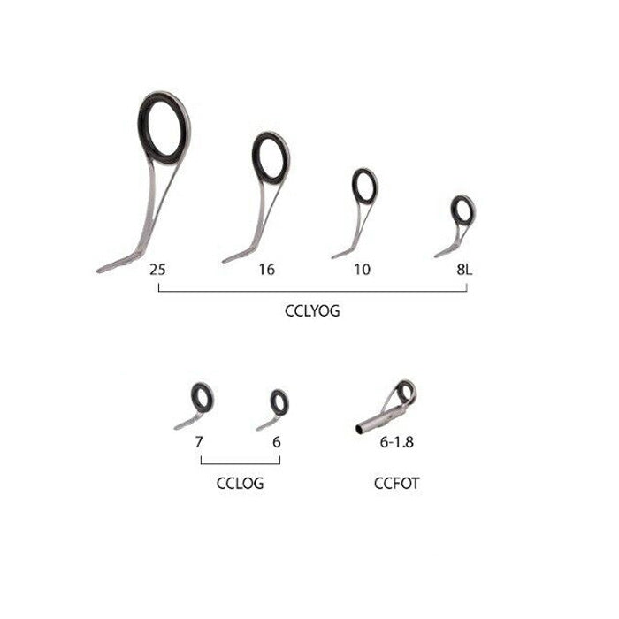 Fuji TOP CCLYOG2571 Spinning Guide Kit (incl. Top Guide) – Duri Fishing