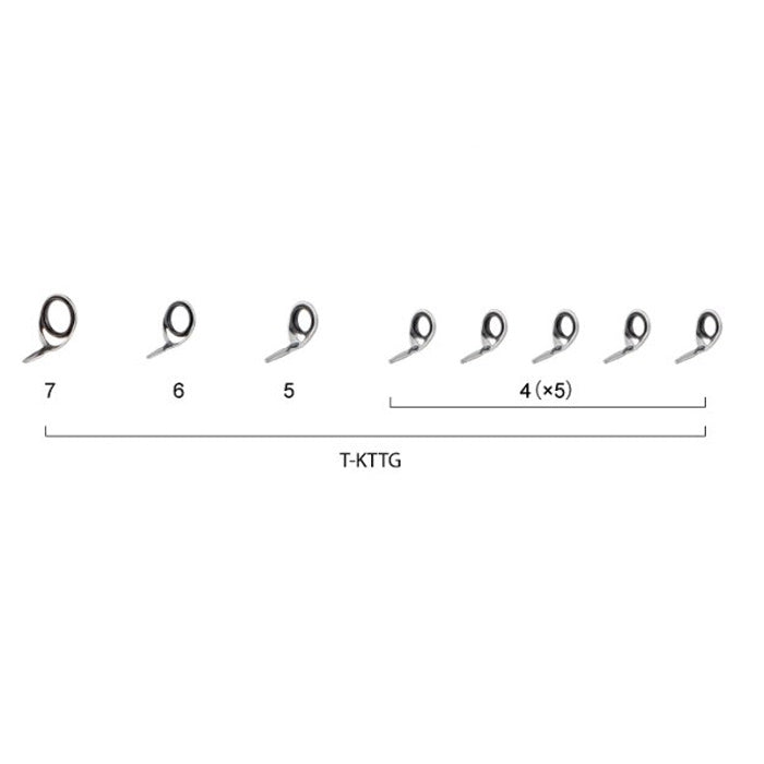 Fuji Titanium Torzite T-KTTG78 Spinning/Casting Guide Kit – Duri Fishing