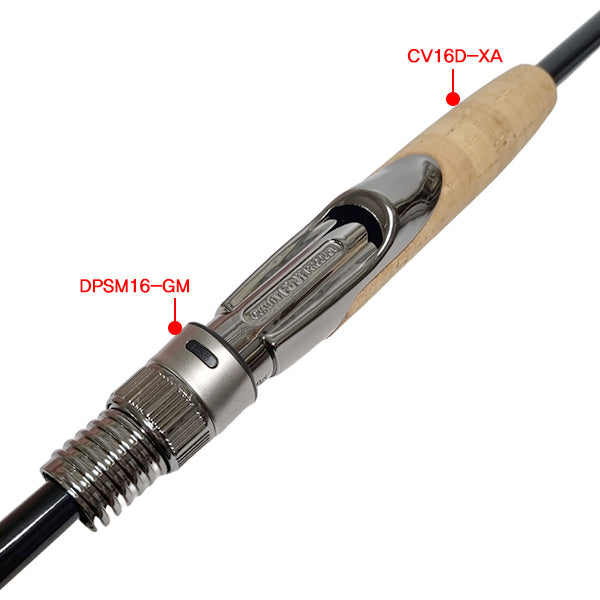 Fuji Spinning Reel Seats (VSSM16-GM) - PVD Plated High Gloss Gun Metal ...