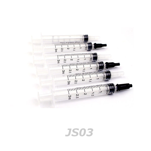 Disposal Syringe | 3cc (JS03) - 1pk 6ea for Rod Building – Duri Fishing